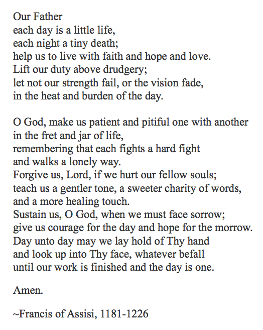 Our Father, each… | Sacred Touches